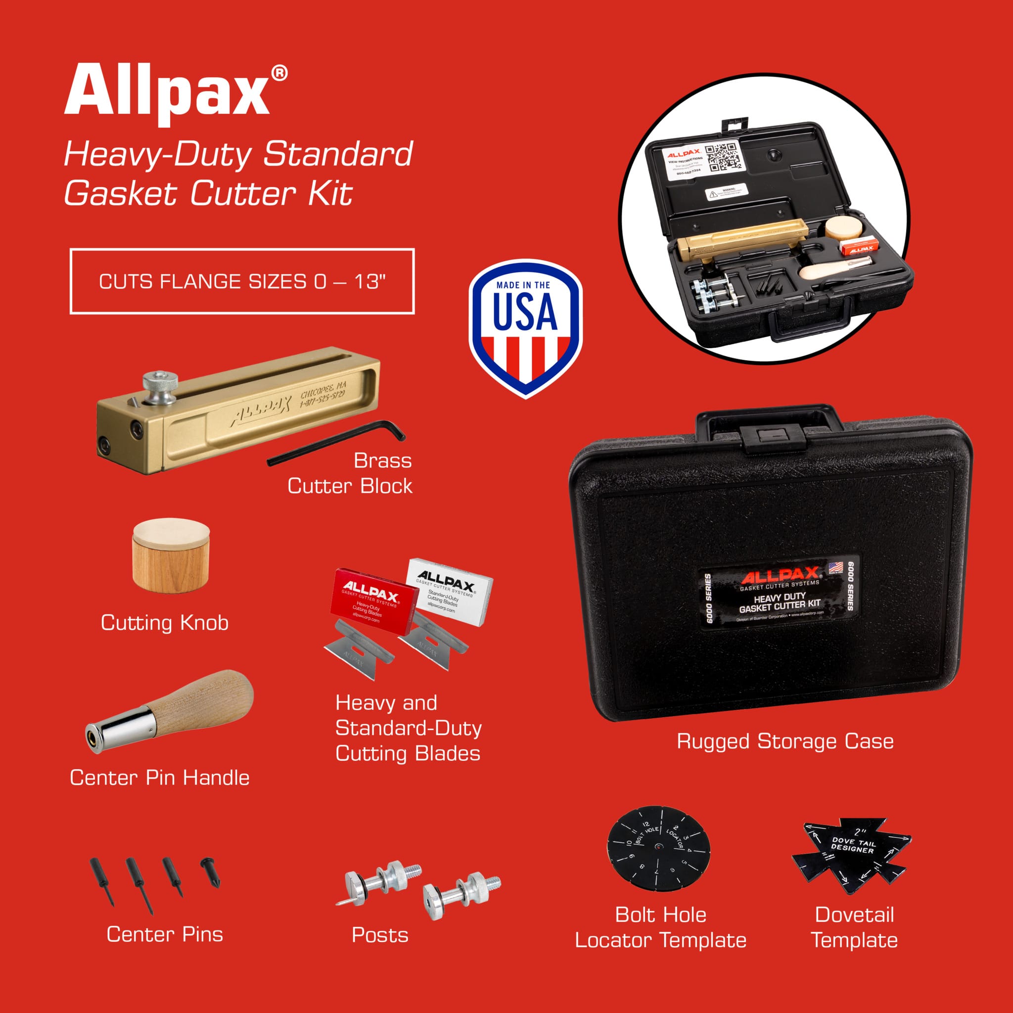 Heavy-Duty Gasket Cutter Kits | Allpax Gasket Cutter Systems
